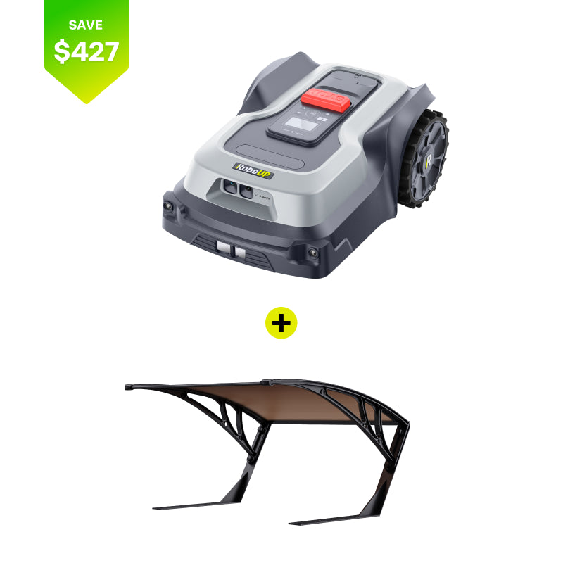 RoboUP TM01 T1200 Pro 2025 Robot Mower+Garage – RoboUP US Online Store